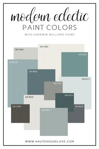Paint Colors In Our Modern Eclectic Home - Haute House Love