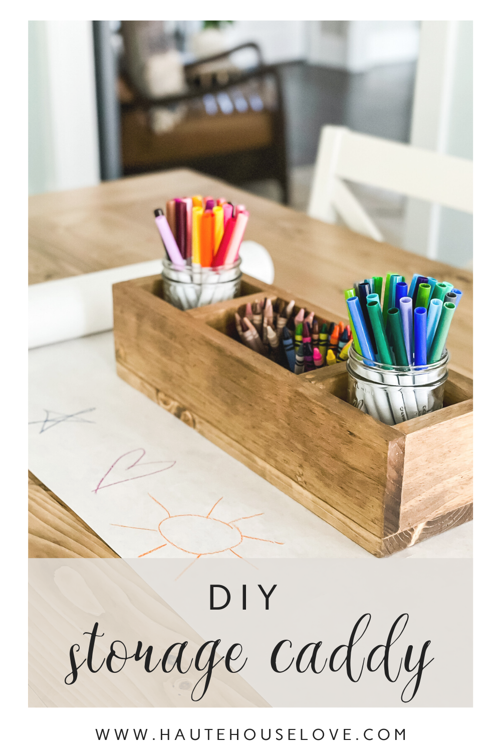How To Build a DIY Storage Caddy in 5 Easy Steps - Haute House Love