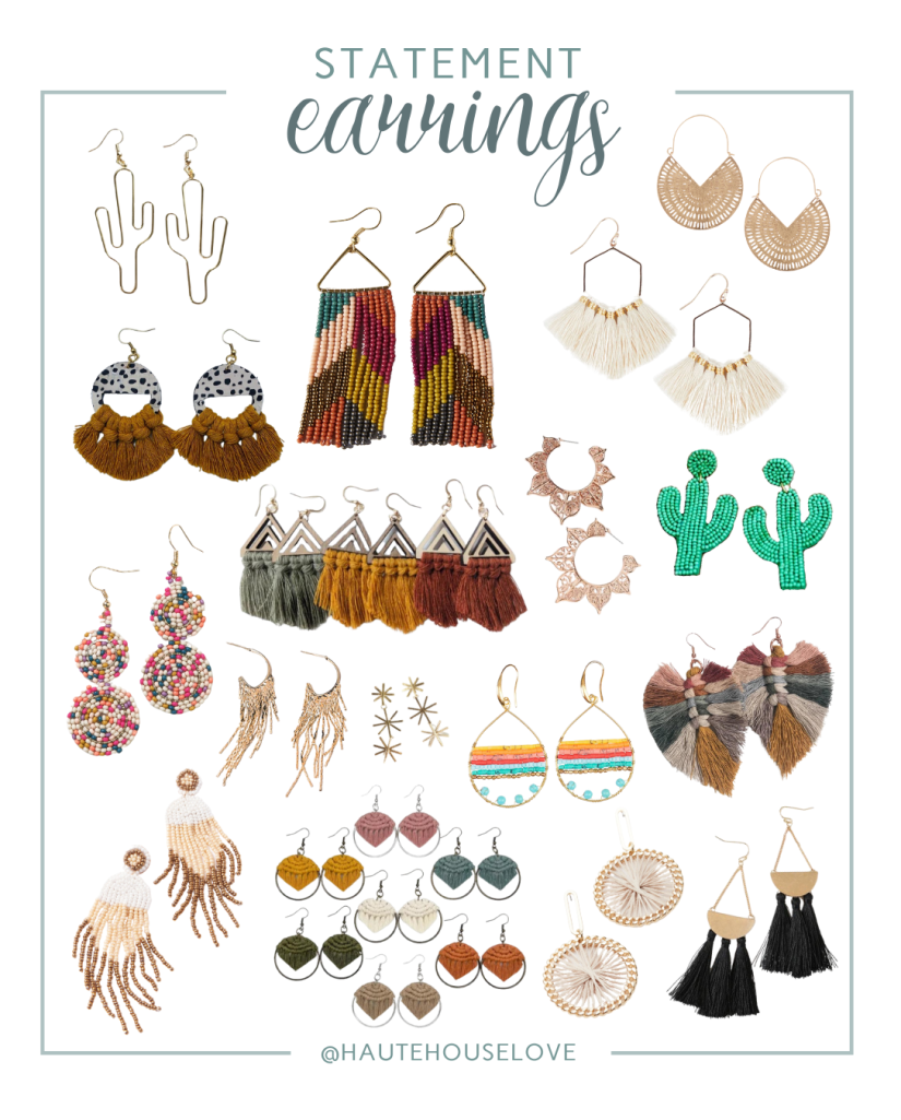17 Pairs of Statement Earrings I’m Loving Right Now - Haute House Love